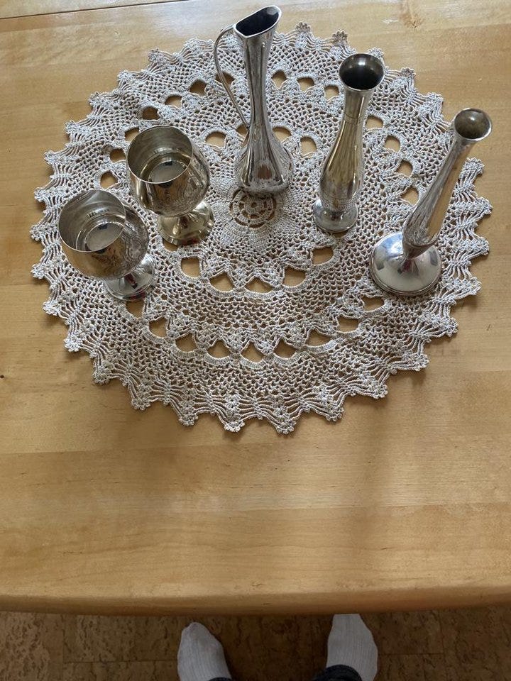 prylar i ” nysilver” 25 kr/st eller alla för 100 | Blocket
