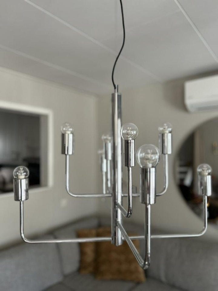 Taklampa By Rydéns Random ( lampa krom design silver | Blocket