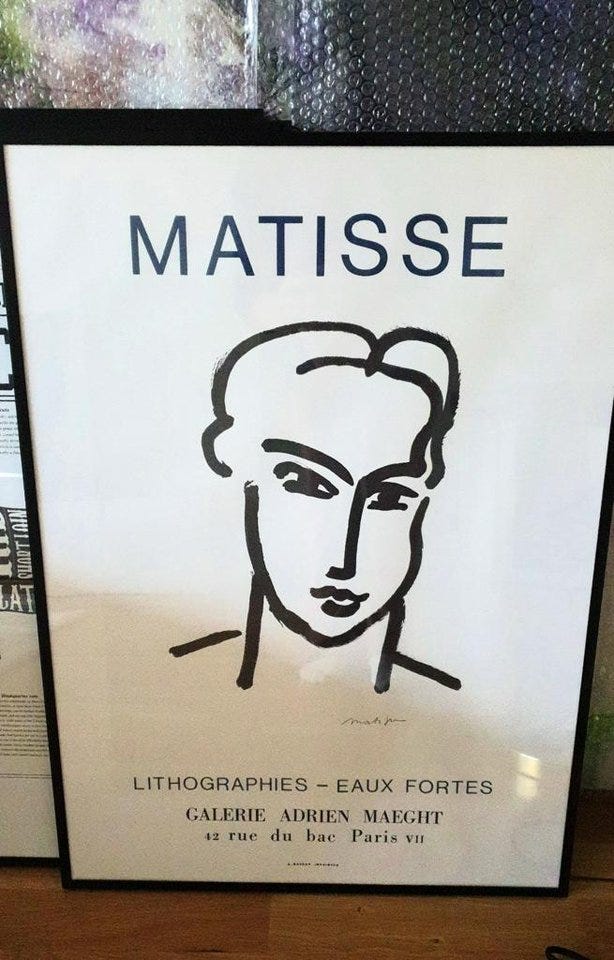 Matisse Tavla Poster med ram 50 x 70 cm | Blocket