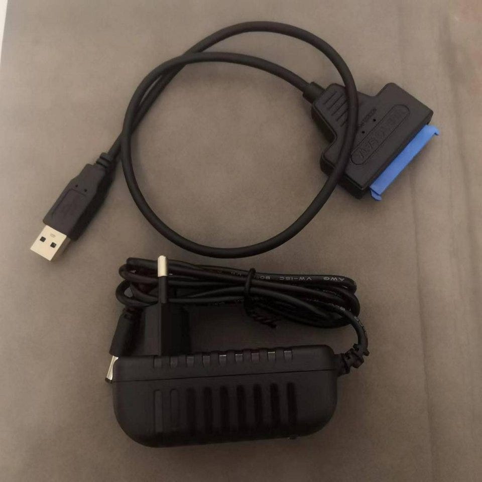 Sata till USB 3.0 adapterkabel för 2,5/3,5 tums SSD och HDD | Blocket