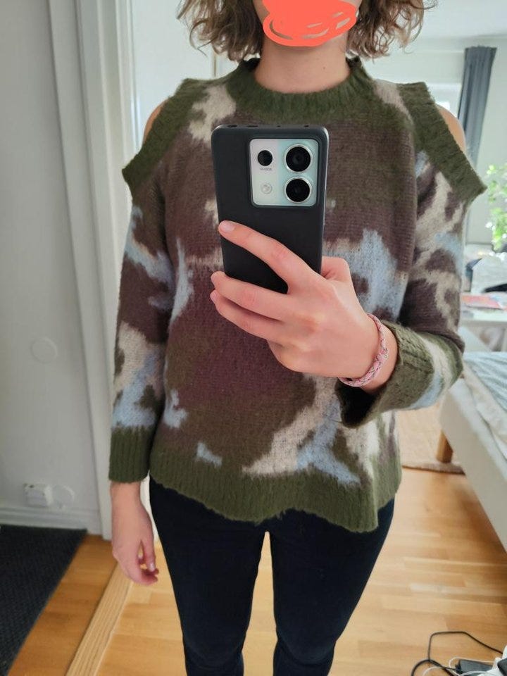 Sweater Military Style M/L | Blocket