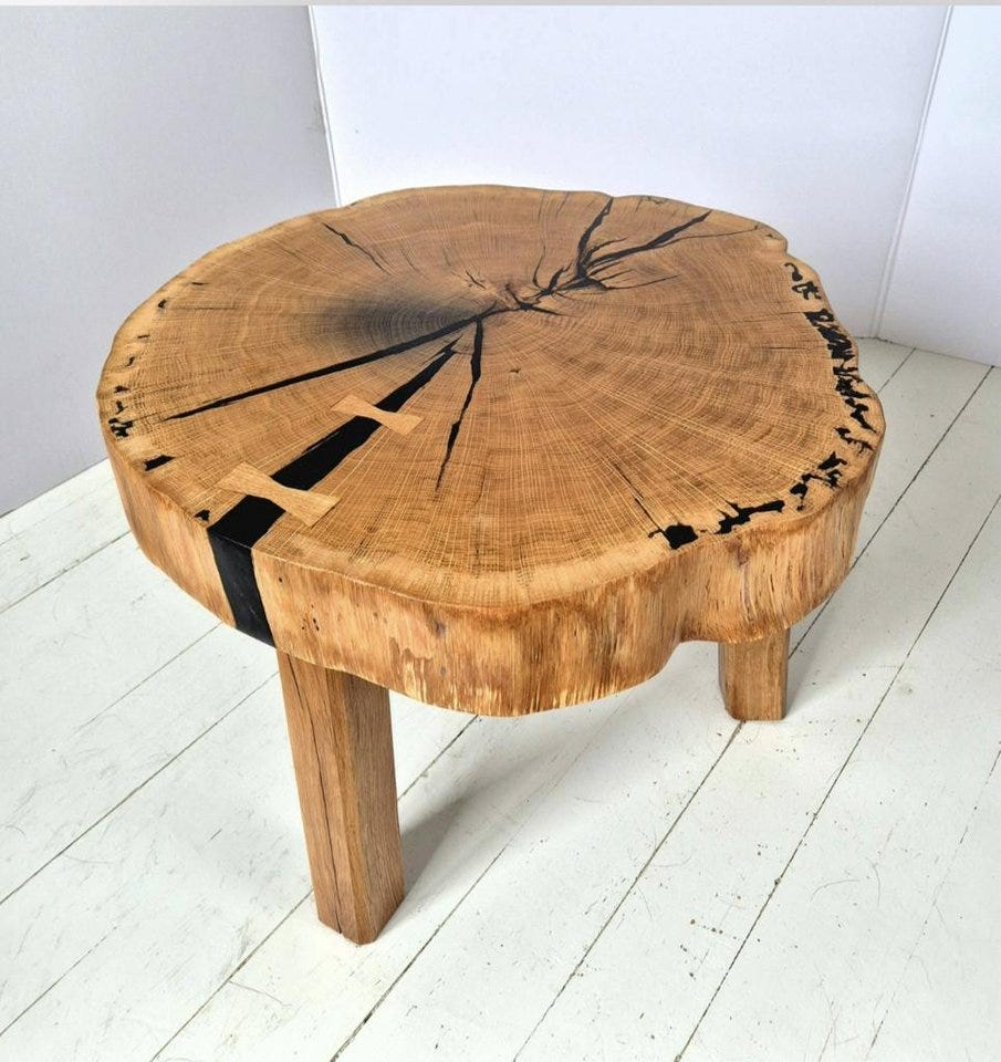 Soffbord ek | Blocket