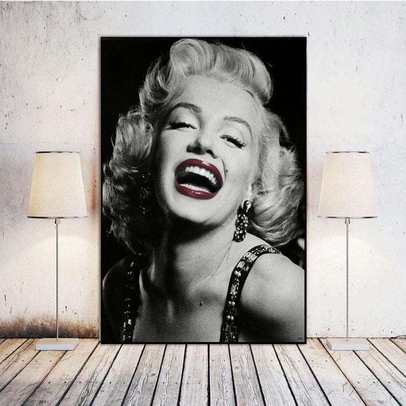 Stor canvas-tavla, 124x168 cm Marilyn Monroe | Blocket