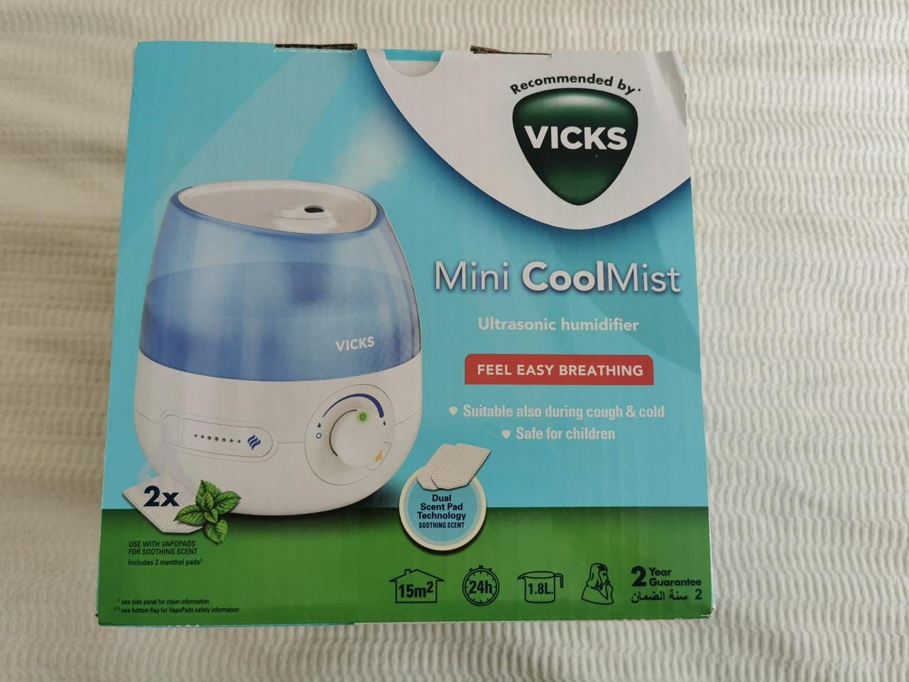 Vicks Mini CoolMist Luftfuktare | Blocket