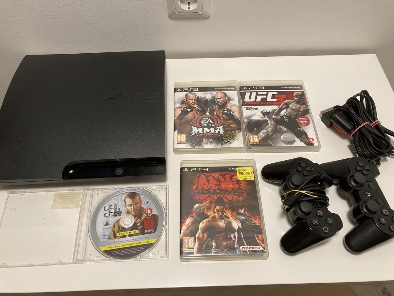 Playstation 3 160GB med GTA 4, UFC 3. Tekken 6, MMA | Blocket