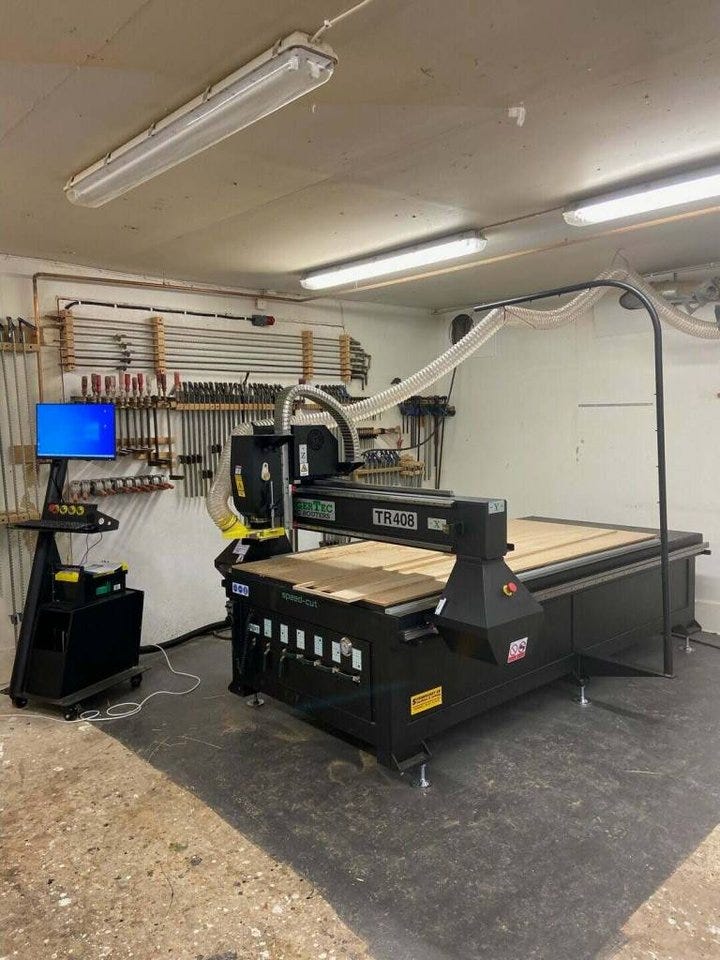 CNC maskin för snickeri / plast mm. / 4.148kr / mån +m | Blocket