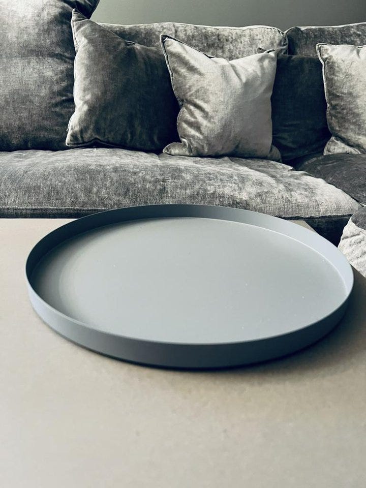 Bricka Cooee grå 30 cm 299:- | Blocket