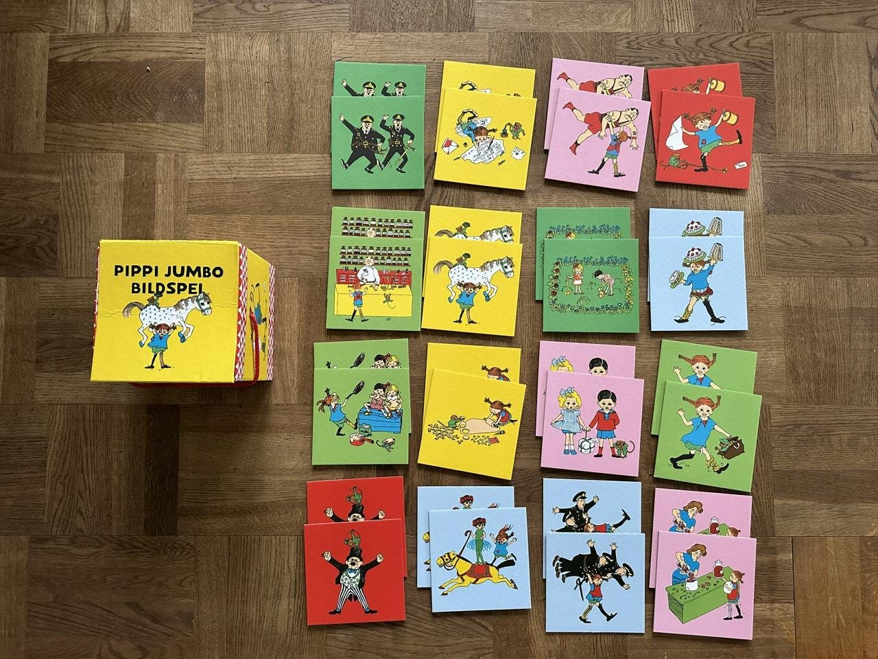 Pippi Långstrump stort memory - jumbo bildspel | Blocket