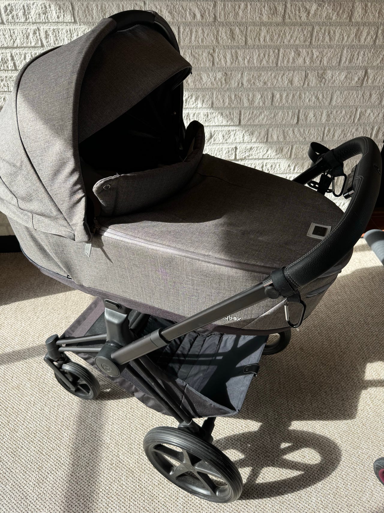Cybex Priam (All black/Manhattan Grey) | Blocket