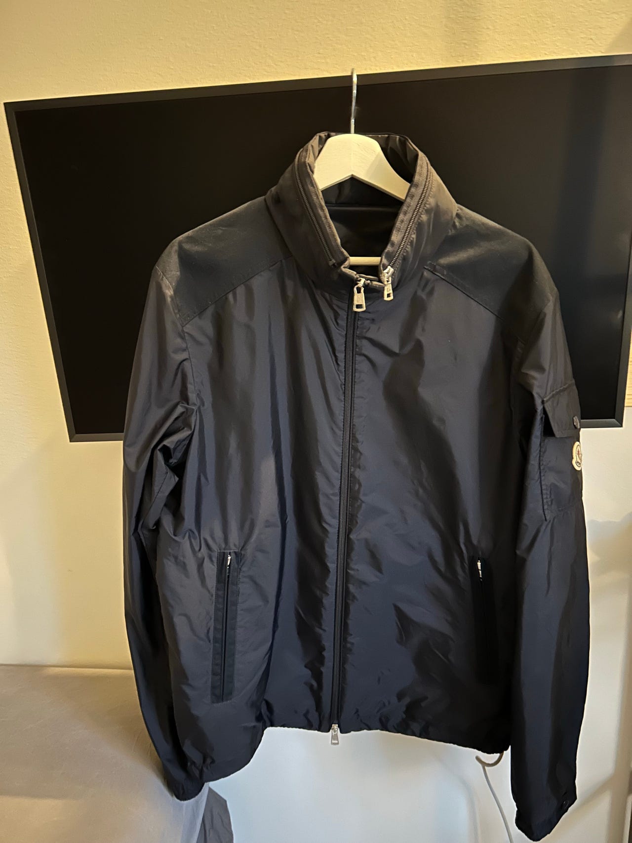 Moncler Jacka Blå Herr Storlek L | Blocket