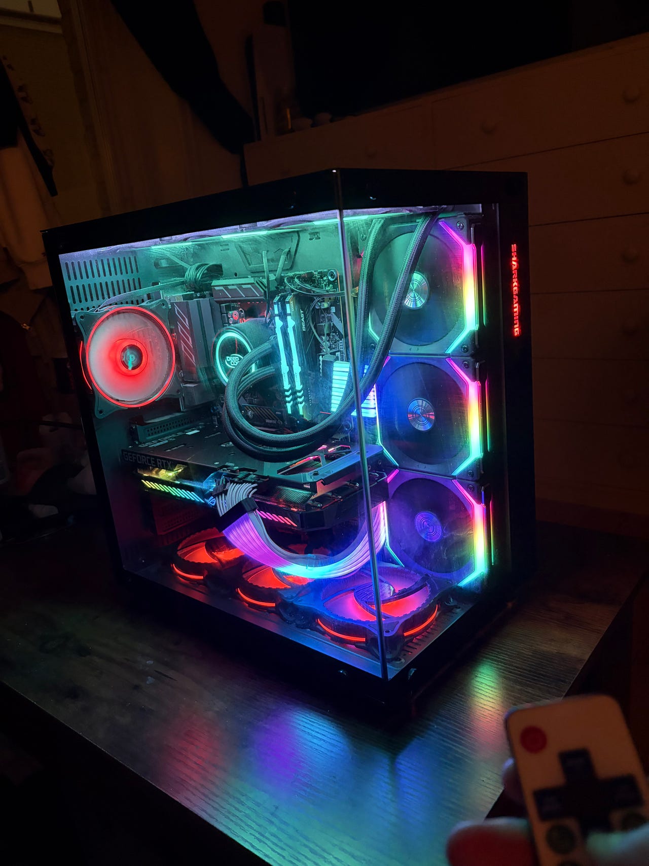Custom Gamingdator RGB-belysning Vattenkylning | Blocket