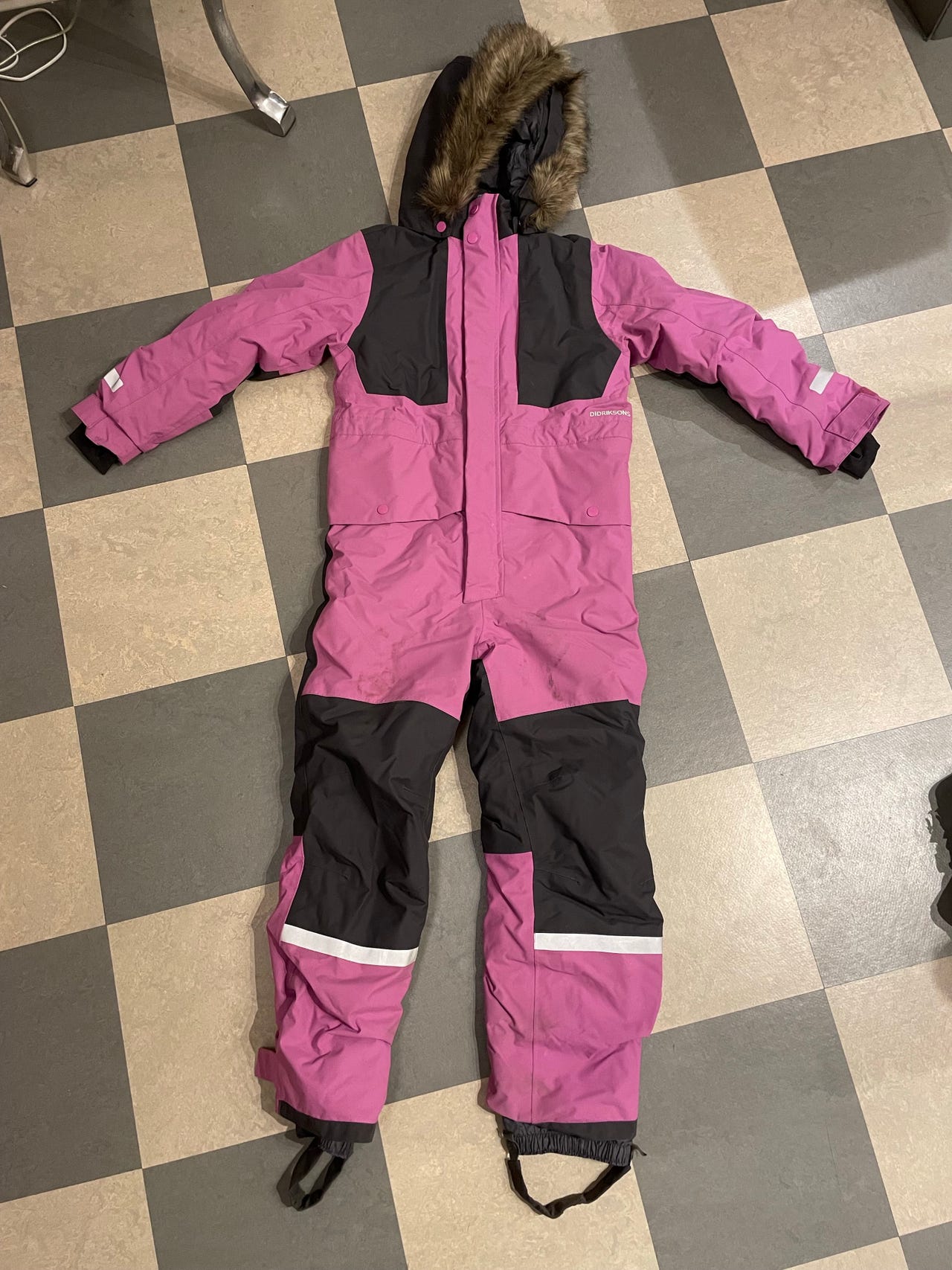 Didriksons Barnoverall Rosa Storlek 140 Unisex | Blocket