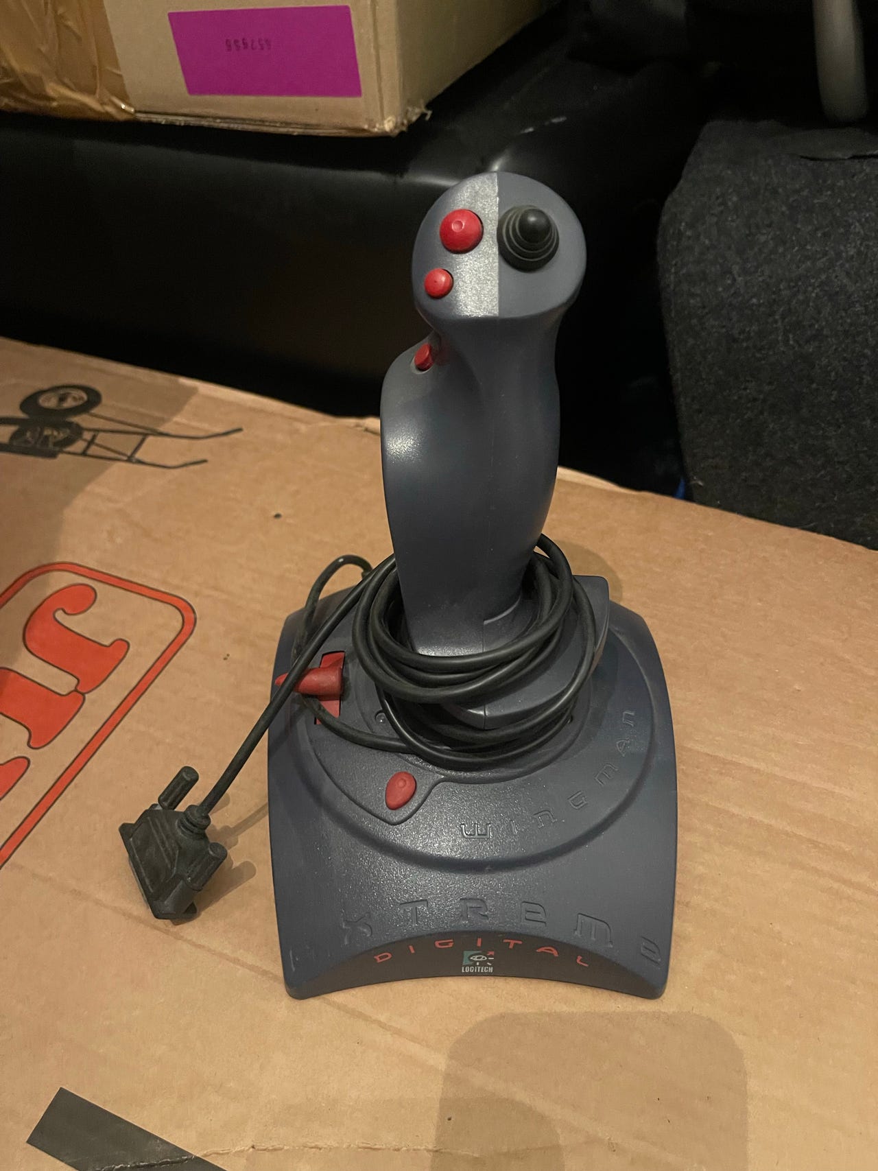 Thrustmaster Flight Stick Joystick blå | Blocket