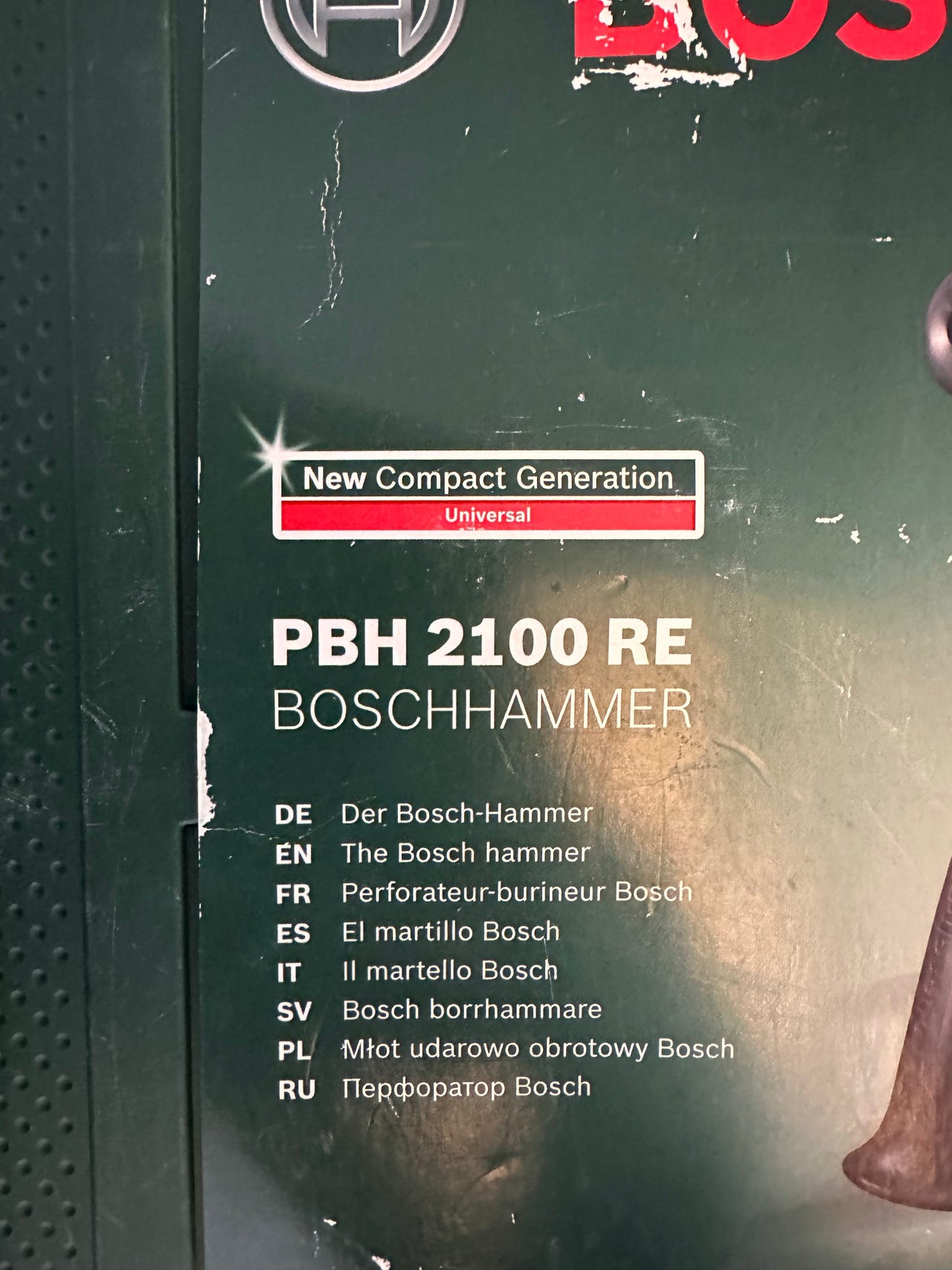 Bosch PBH 2100 RE Rotationshammare 230V grön | Blocket
