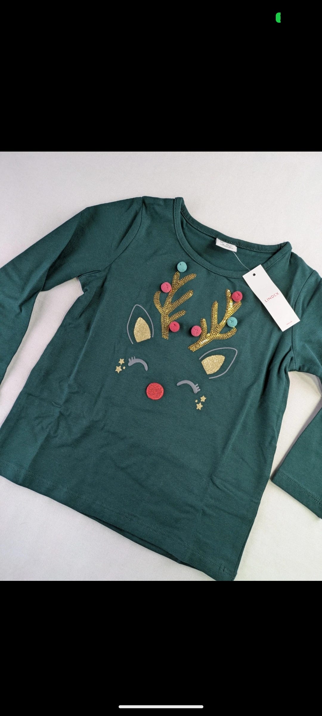 NEW Christmas reindeer top - Size 92 from Lindex | Blocket