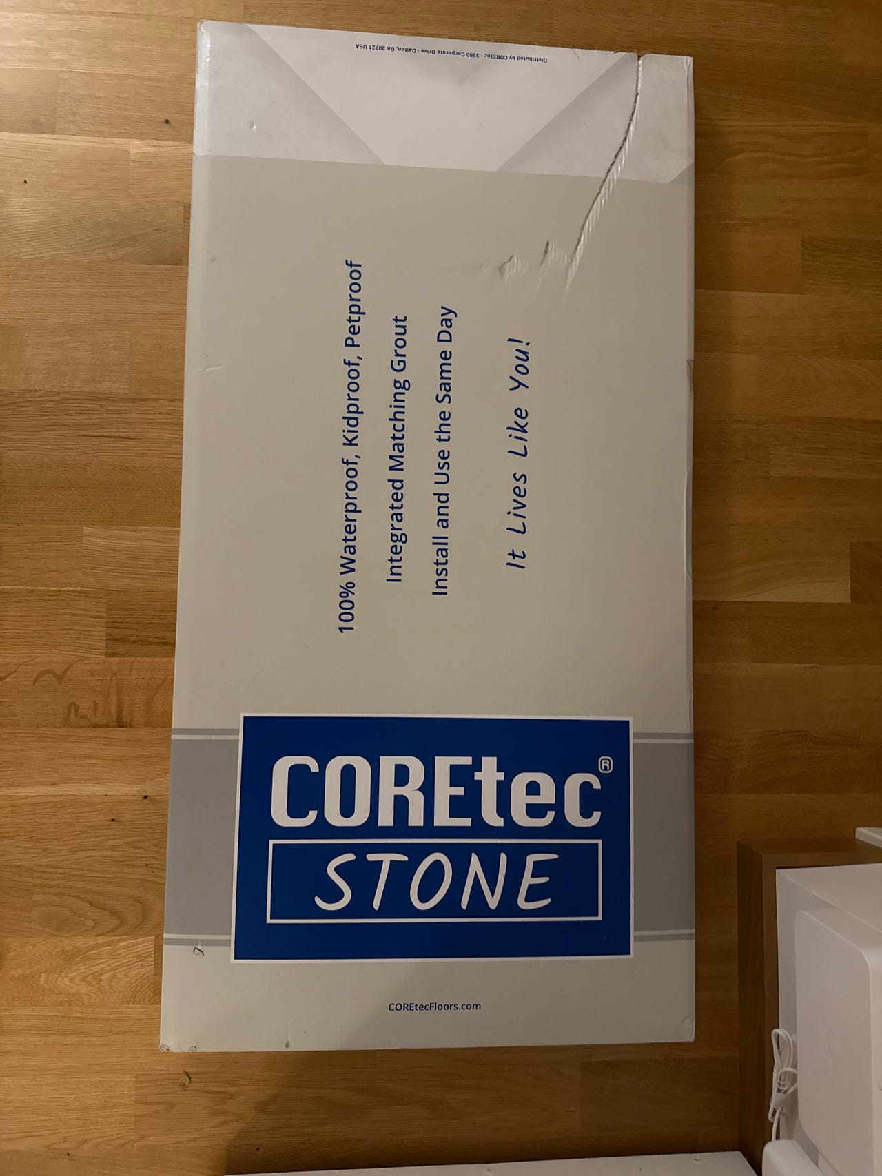 COREtec Stone Golvplattor 2,1m² Grå | Blocket