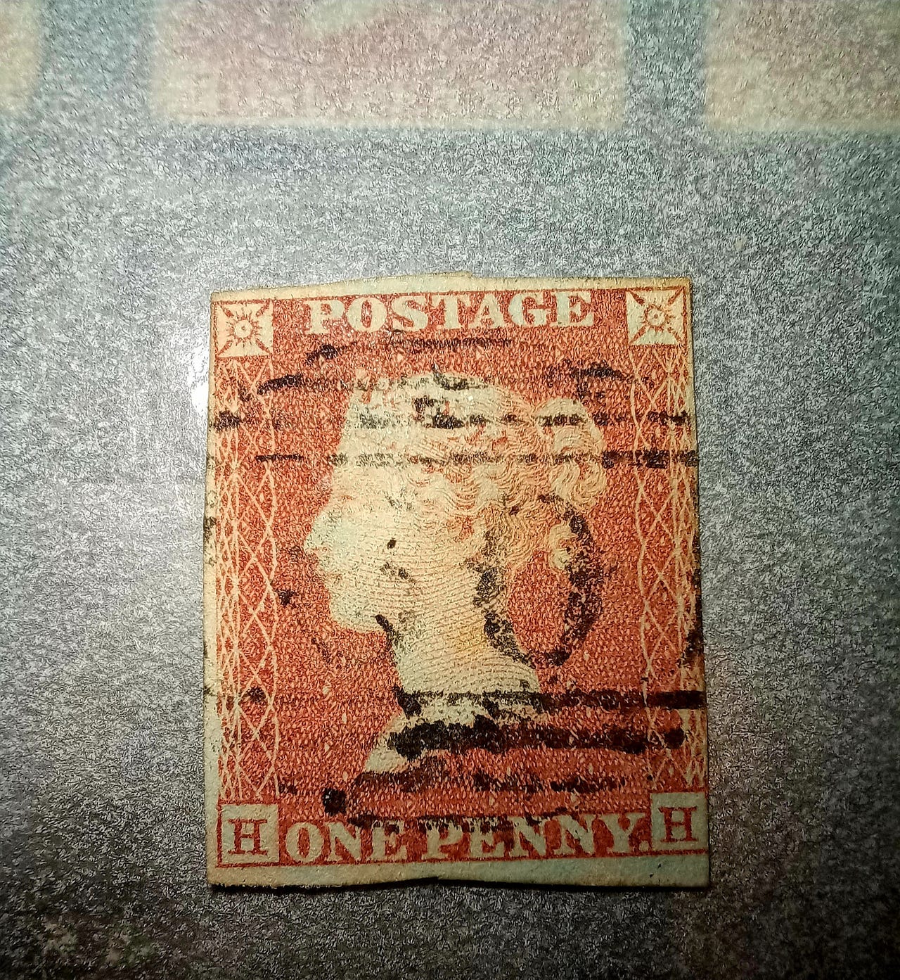 One Penny Red 1841 - Världens tredje vanliga cirkulerande frimärke ...