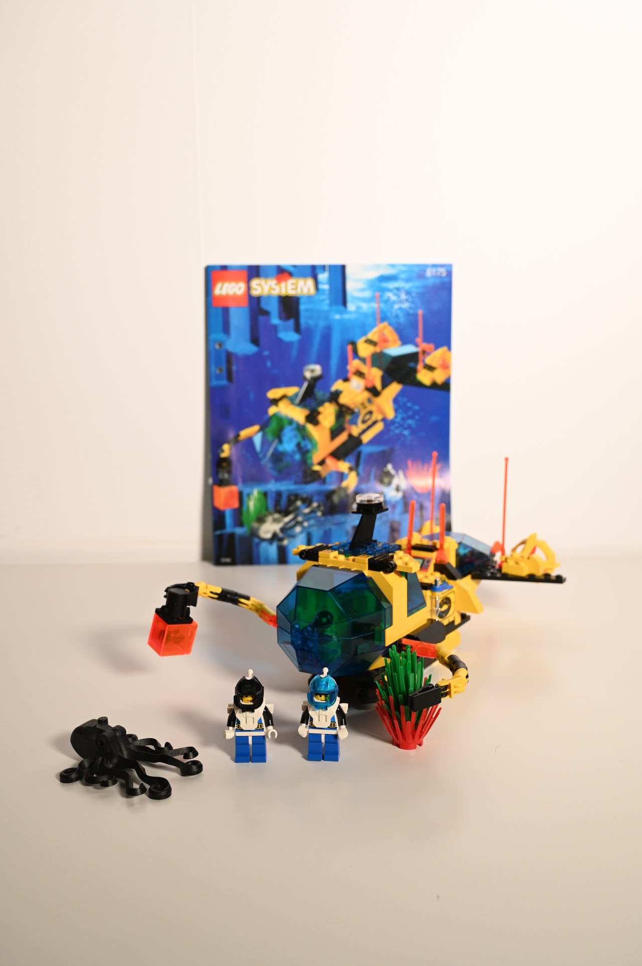 vintage LEGO set 6175 Crystal Explorer Sub med instruktion | Blocket