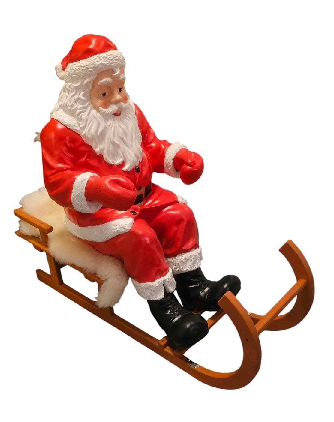 Stor Tomte med Släde (120 cm) – Det ultimata blickfånget till Jul ...