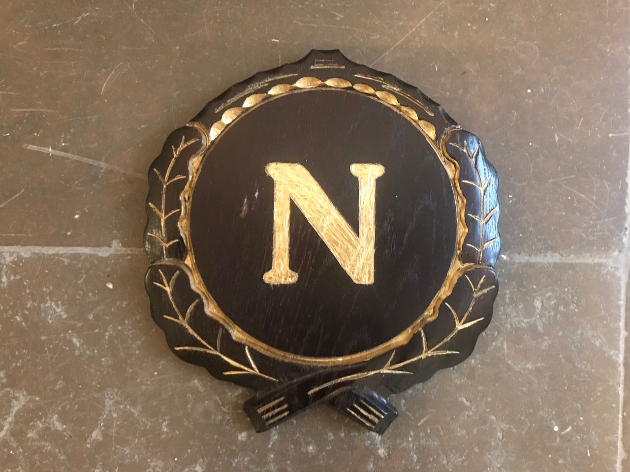 Vintage Napoleon Bonaparte monogram plakett ek | Blocket
