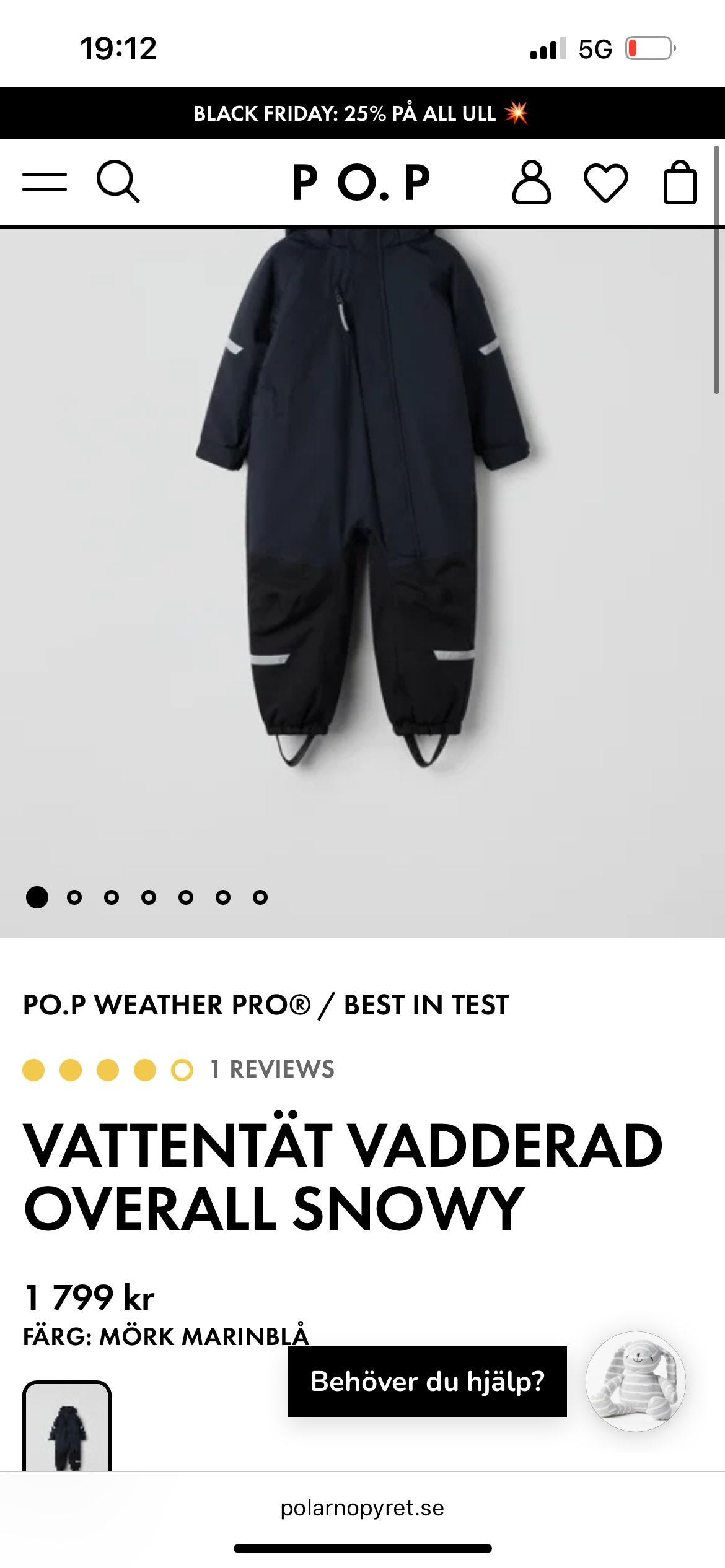 Polarn och pyret vinter overall | Blocket