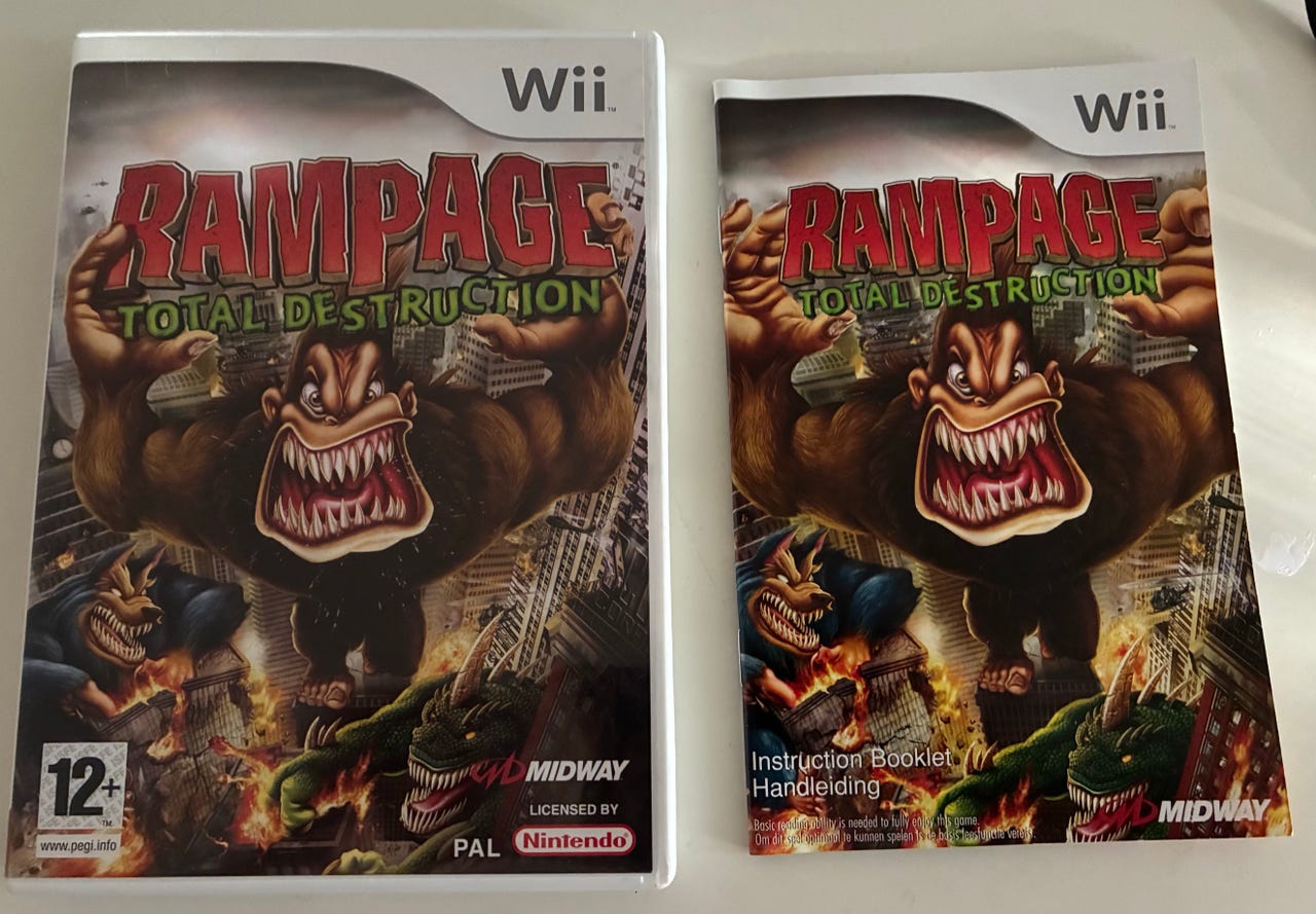 Rampage: Total Destruction Nintendo Wii-spel | Blocket