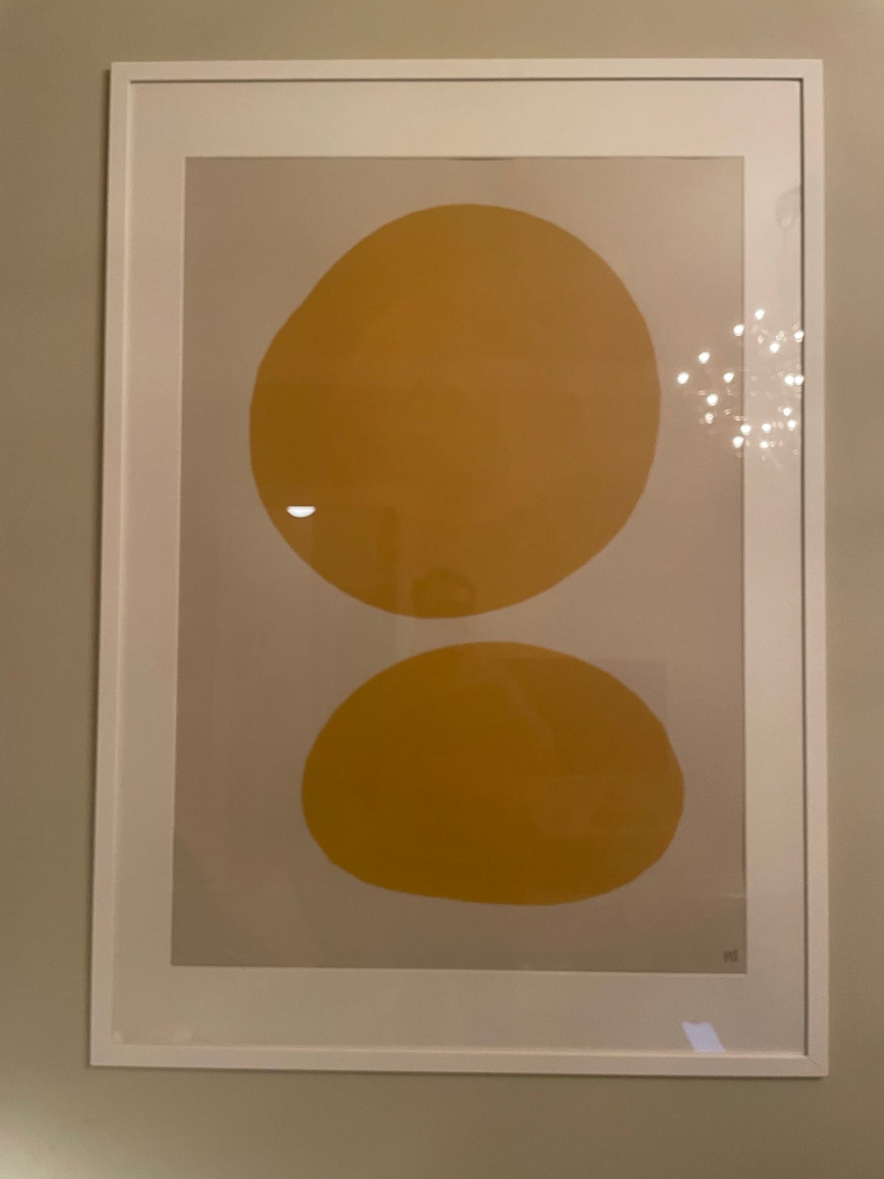 Wall of art poster ”See yellow” Annika Hultgren med ram | Blocket