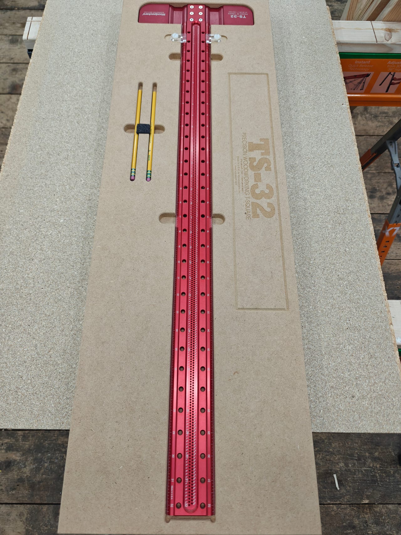 Woodpeckers Tools TS-32 Precision Woodworking Panel Square | Blocket