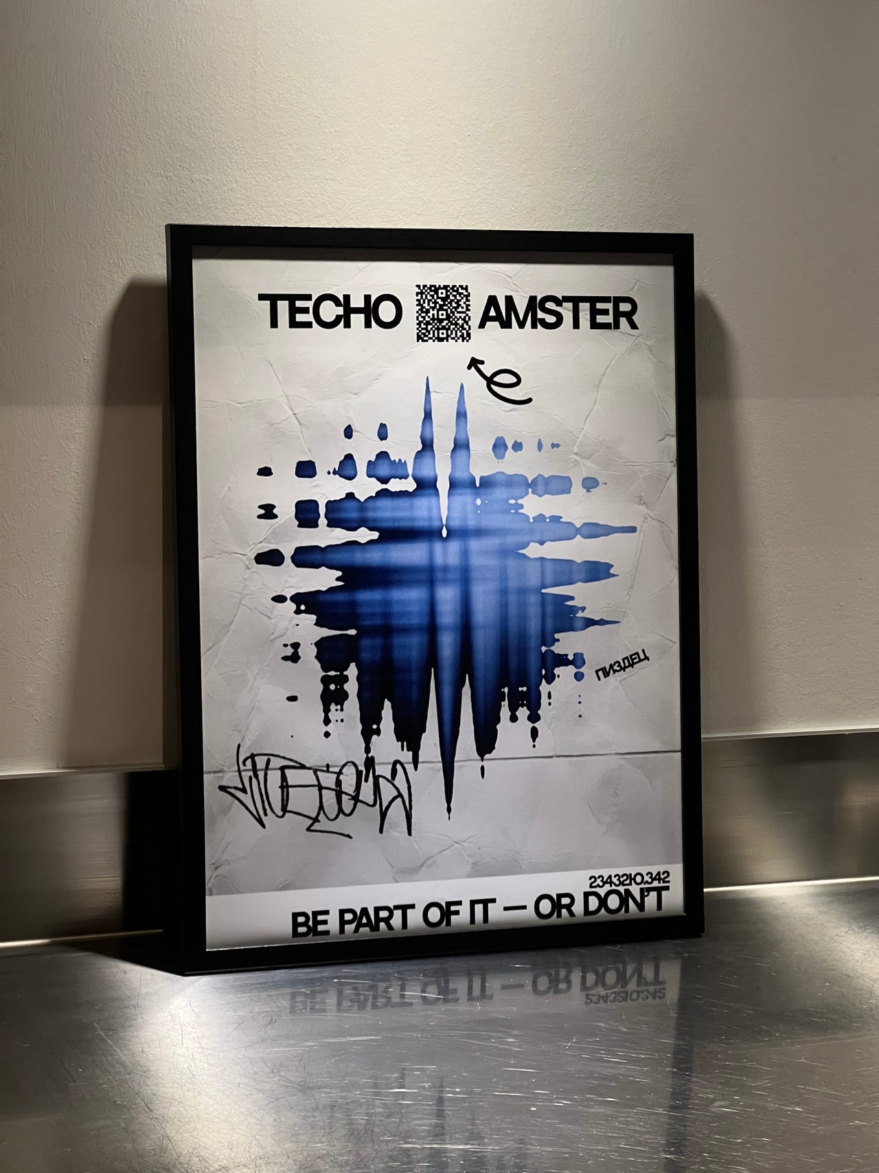 En designad konstposter i modernistisk undergroundstil #4 | Blocket