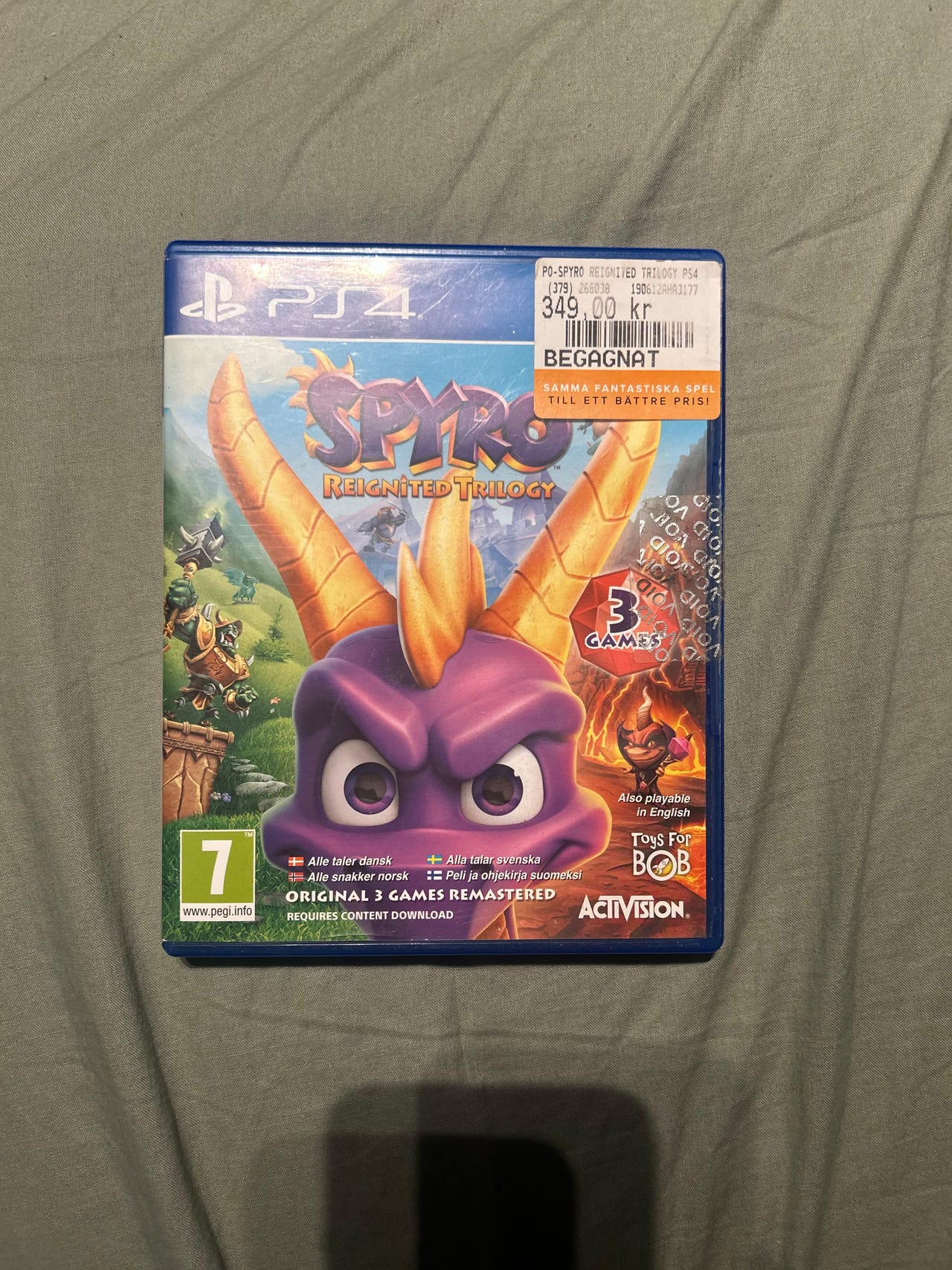 Spyro Reignited Trilogy Playstation 4-spel | Blocket