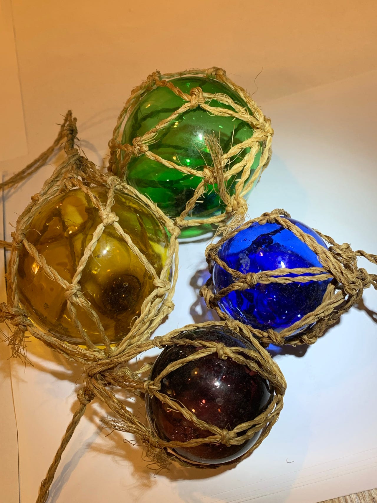 Glaskulor flöten till fisknät, dekorativa | Blocket