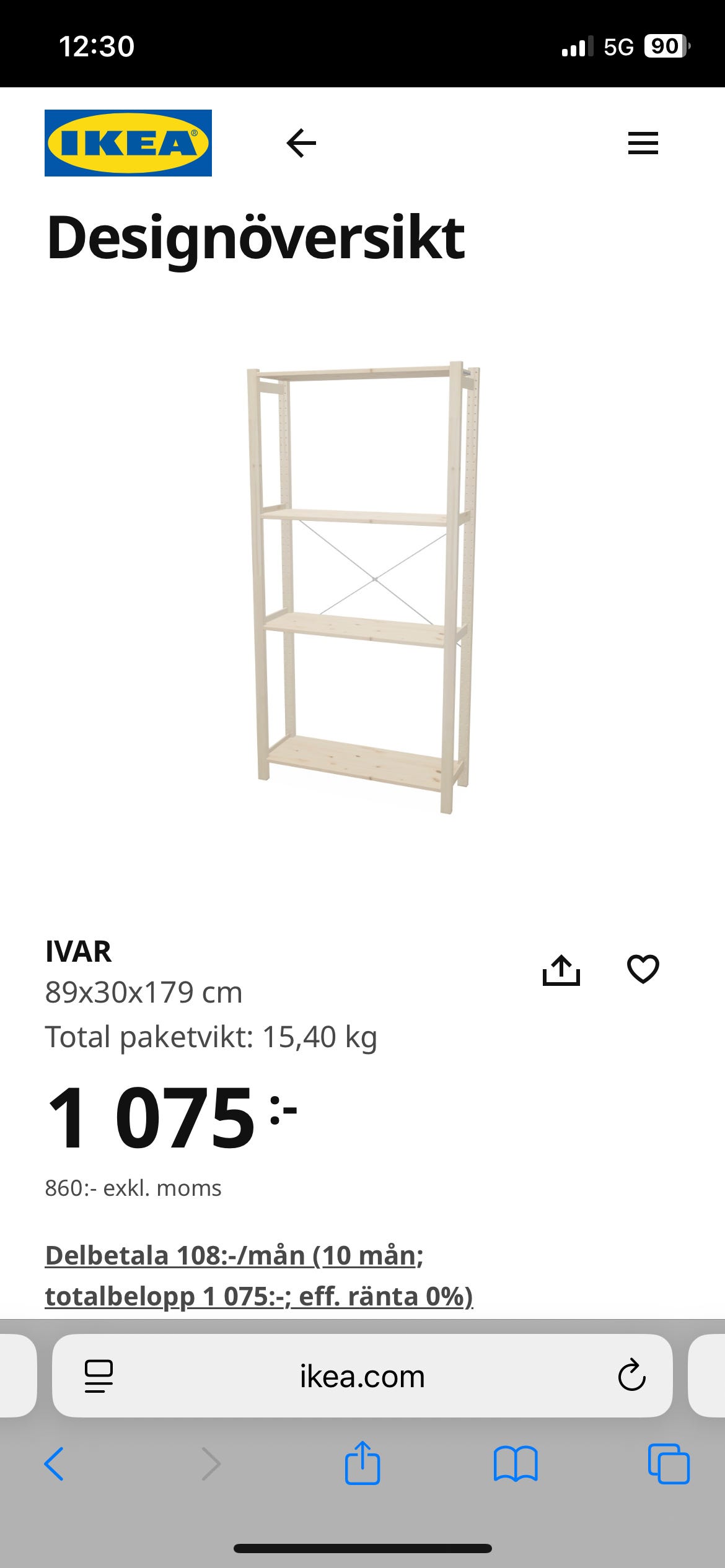 Ivar hyllsystem IKEA | Blocket