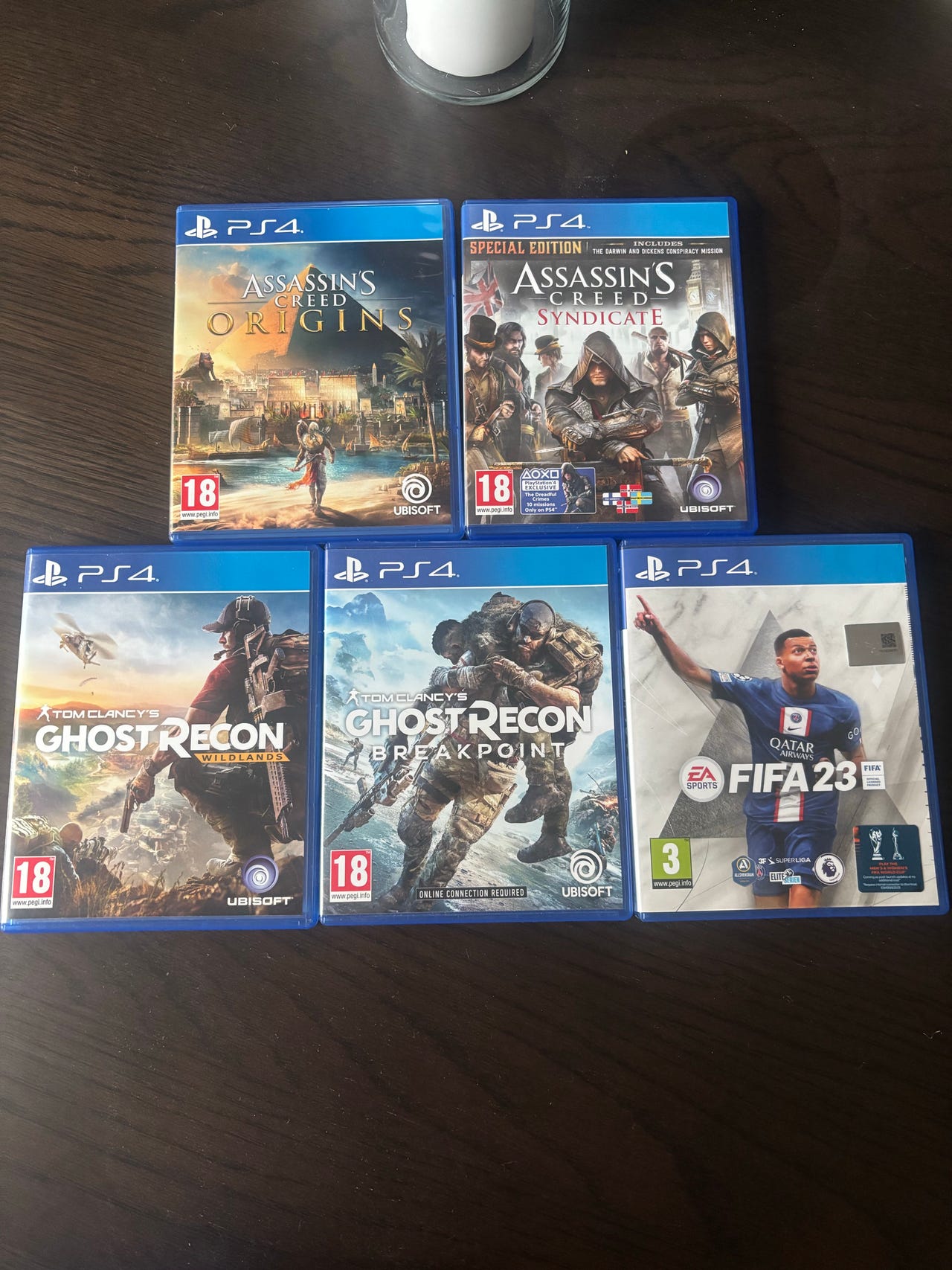 PlayStation 4 Spel Assassin's Creed, Ghost Recon, FIFA-serien | Blocket