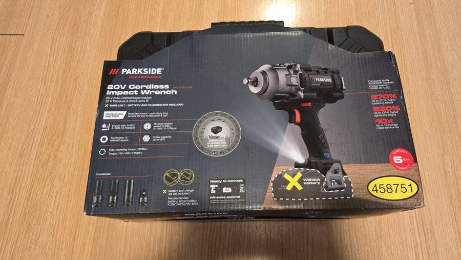 Parkside Performance 20V Mutterdragare | Blocket