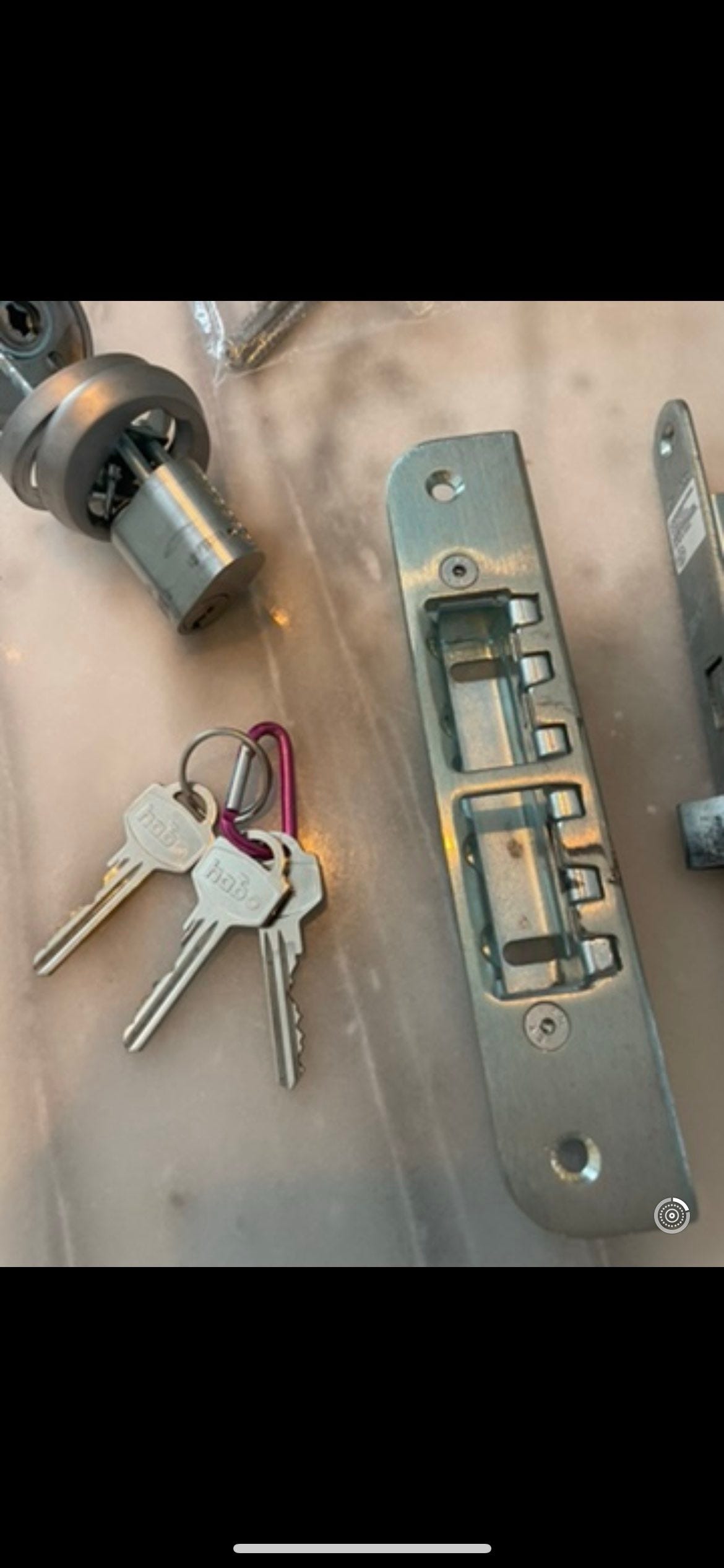 ASSA ABLOY Modulås – komplett låsset med handtag & 3 nycklar | Blocket