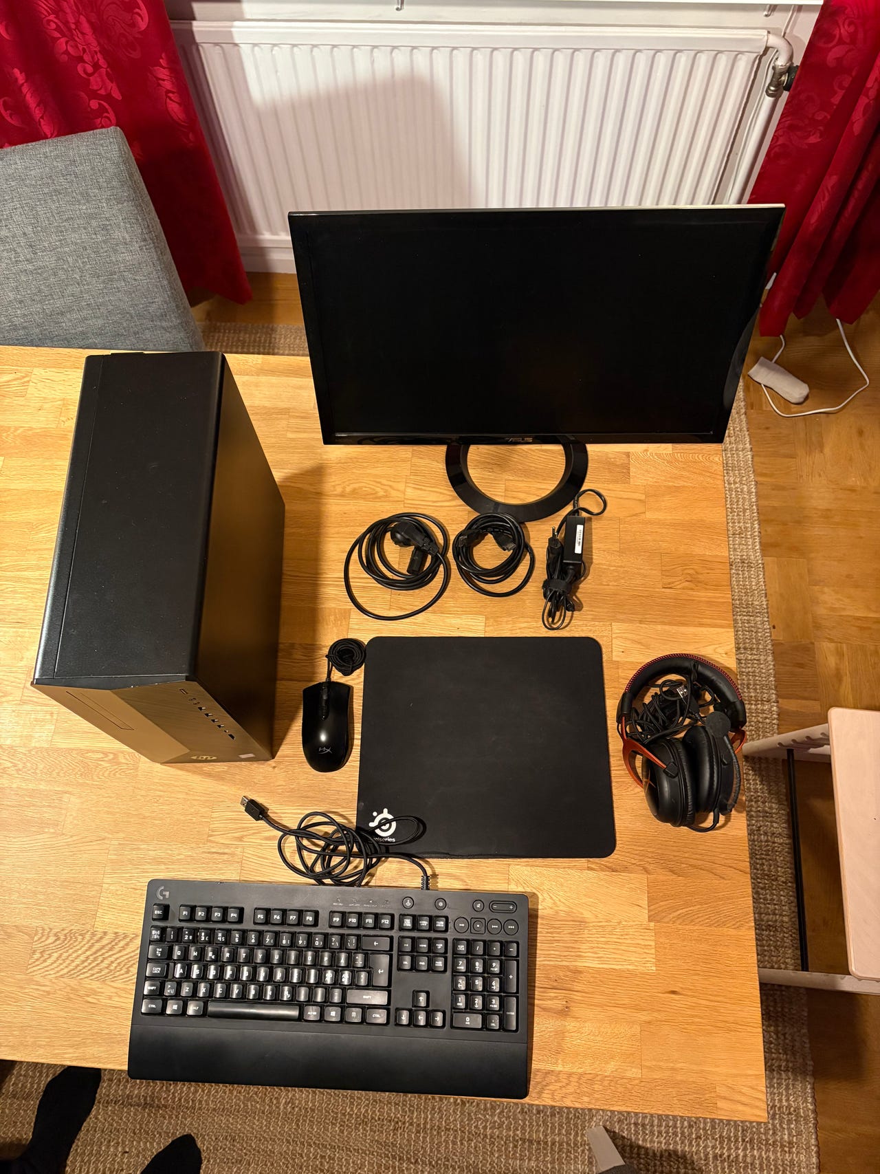 Komplett gaming-setup – speldator: HP Pavilion i5 + GTX 1070 + skärm ...