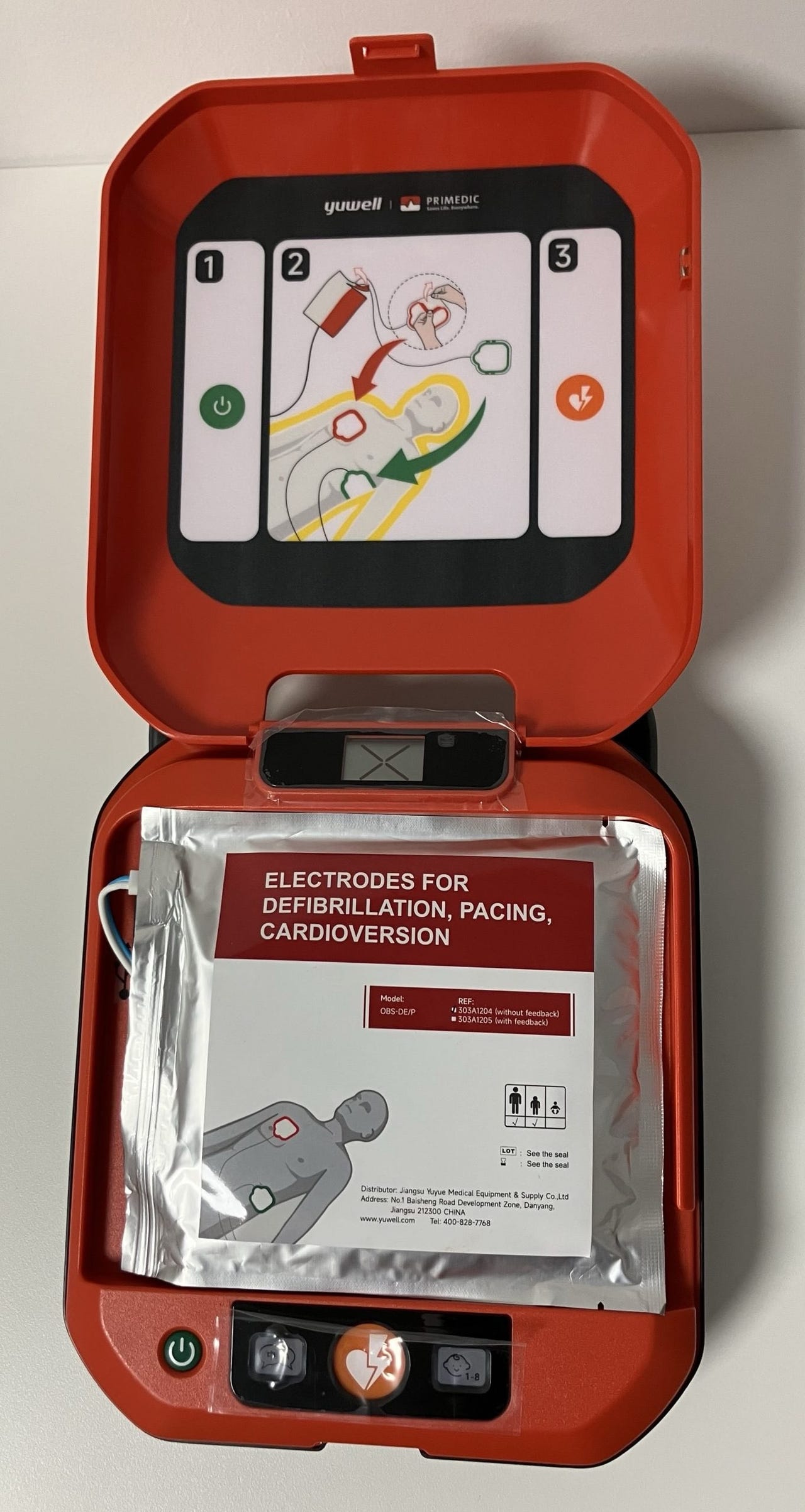 Hjärtstartare PRIMEDIC HeartSave Y – halvautomatisk (AED) | Blocket