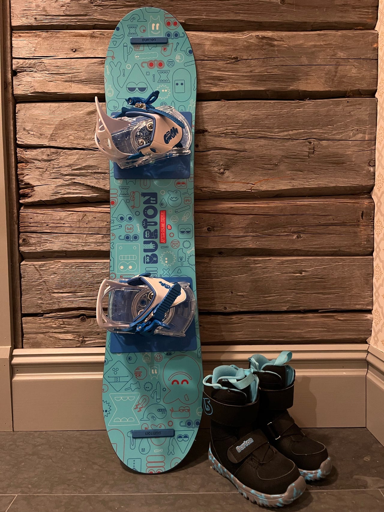 Burton junior snowboard 100 cm + boots | Blocket