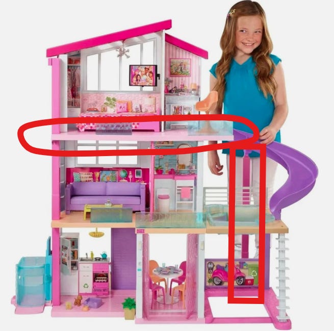 Barbie dream house hus golvplatta sökes | Blocket