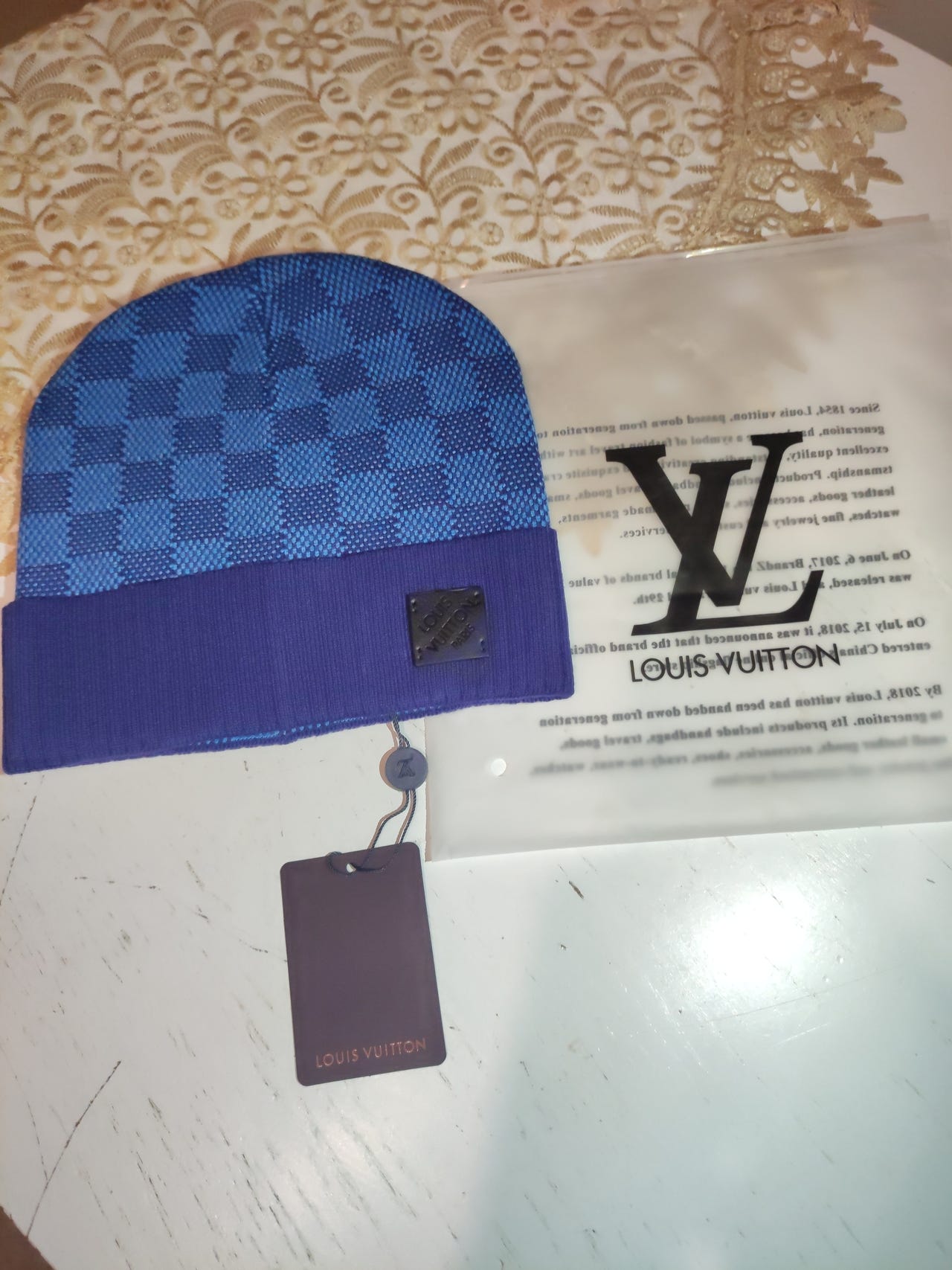 Luis Vuitton mössa blå | Blocket