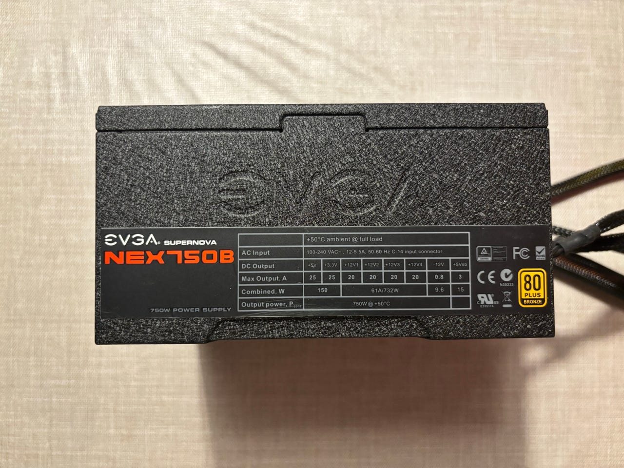 EVGA SuperNOVA NEX 750B Nätaggregat 750W | Blocket