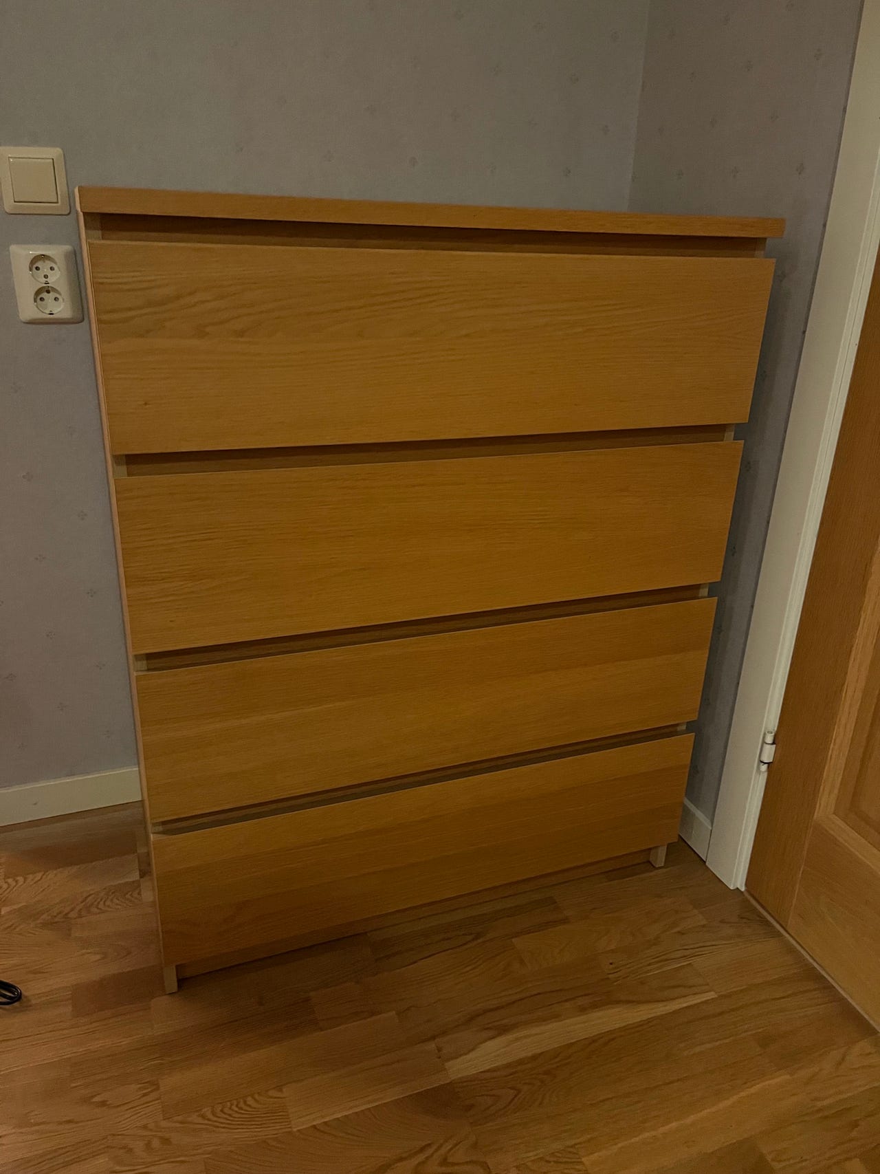 Malmbyrå Ek 4 lådor | Blocket