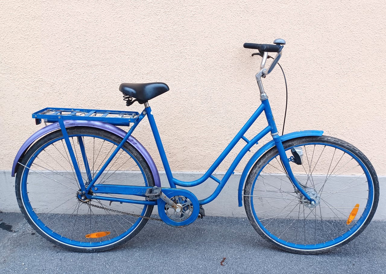 Cykel Kronan single speed med hand och fotbroms - 28 tum | Blocket