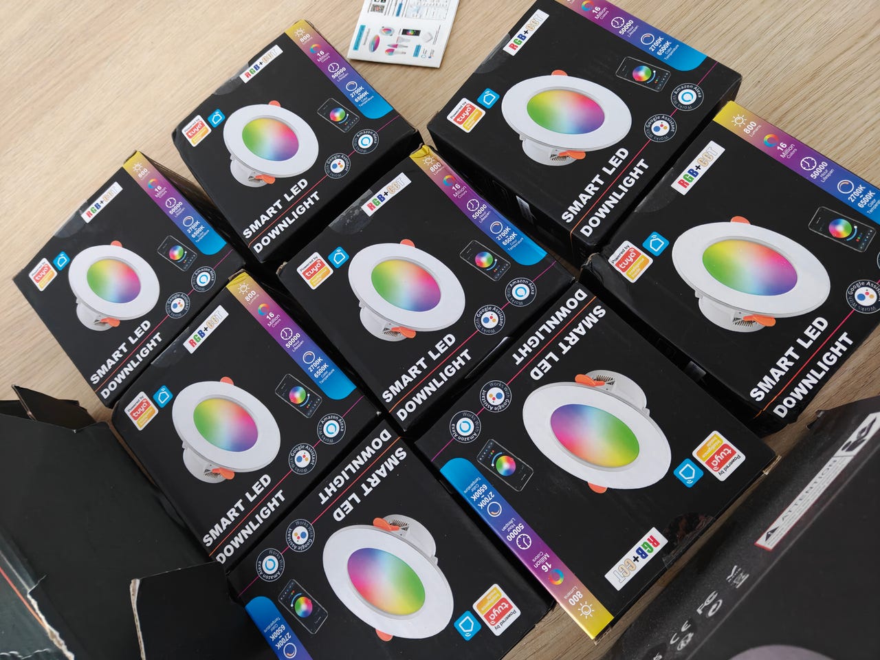 Smart LED Downlights RGB+CCT – Tuya / Alexa / Google – NYA | Blocket