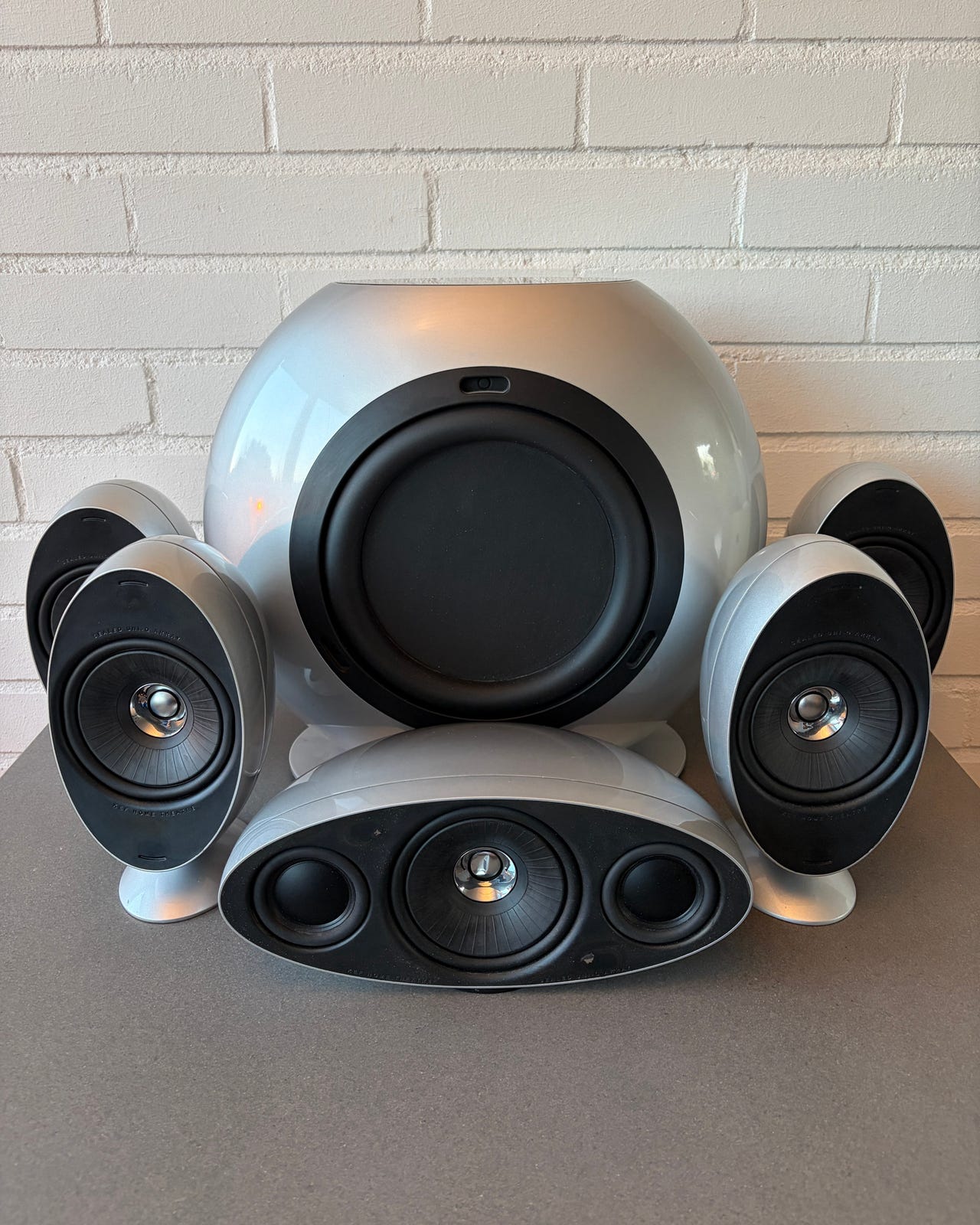 KEF, KHT-3005 i silver, hemmabio / surround-system | Blocket