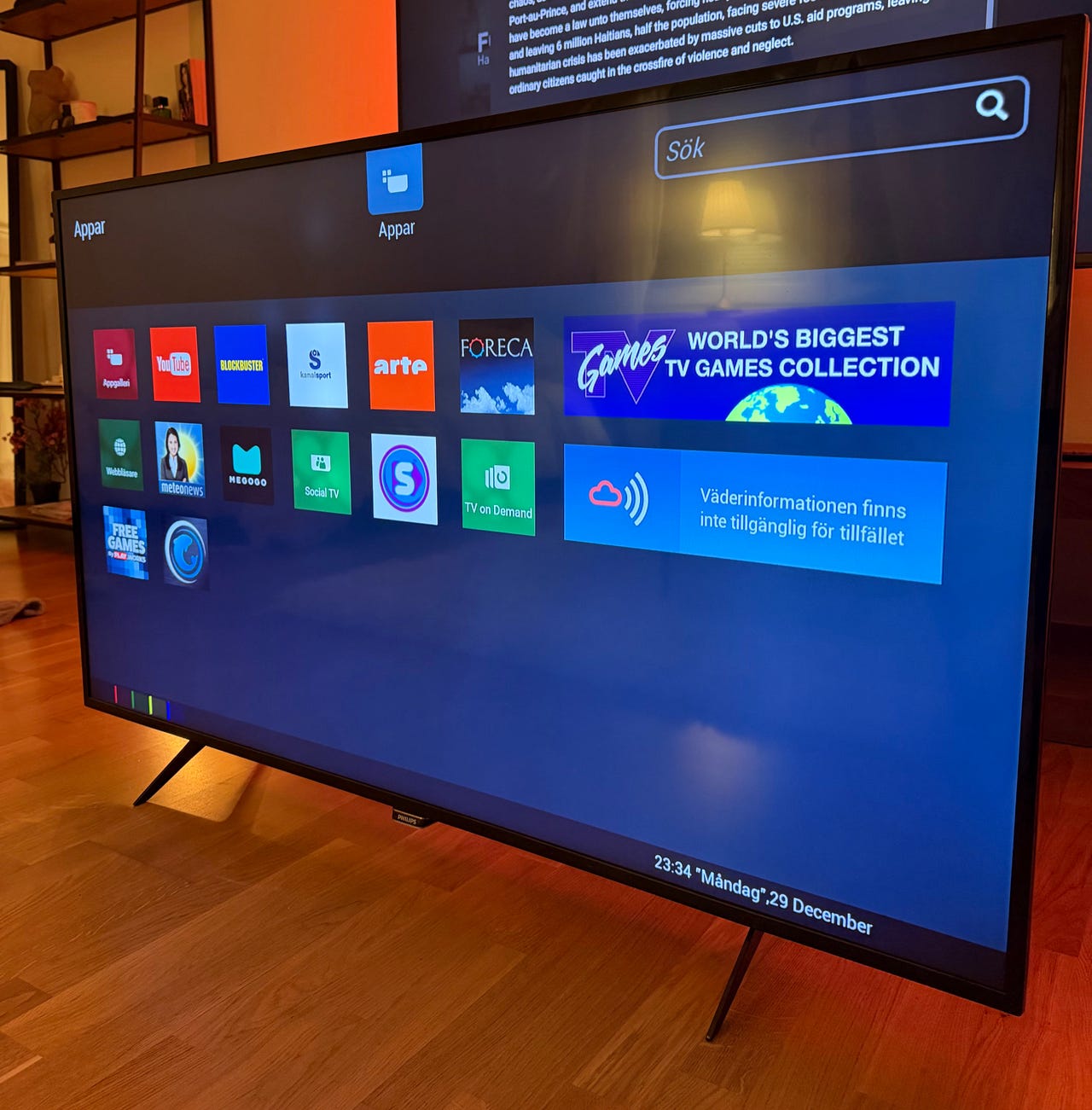 PHILIPS 55” Smart LED-TV | Blocket