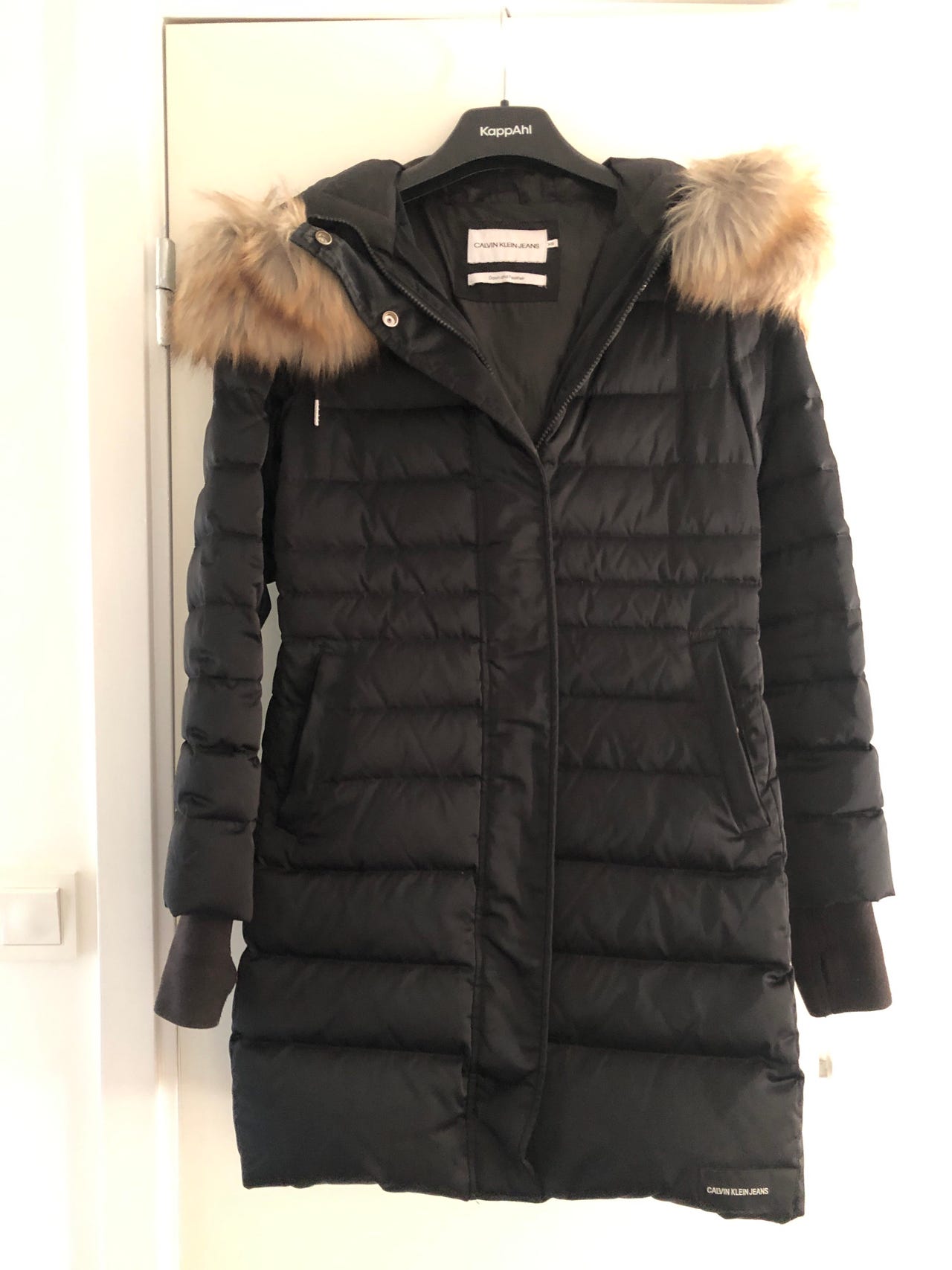 Calvin Klein Jeans Vinterjacka Svart XS Dun | Blocket