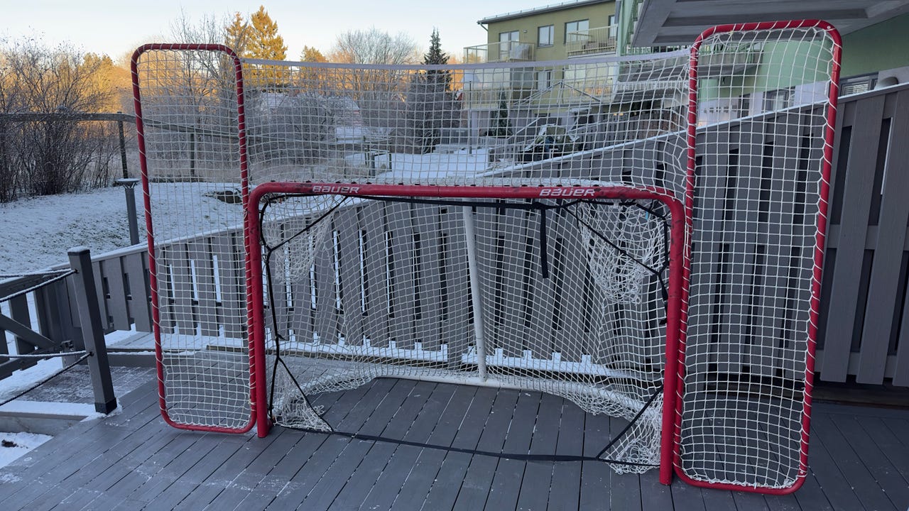 Bauer målbur Performance med backstop | Blocket