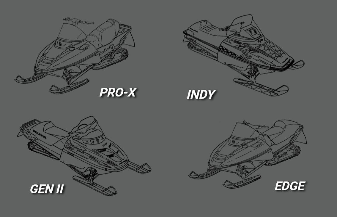 Polaris NOS Reservdelar . PRO-X , INDY , GEN II , EDGE | Blocket
