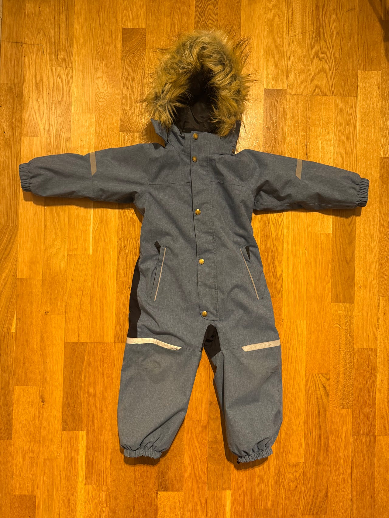 Polarn O. Pyret vinteroverall blå storlek 98 | Blocket